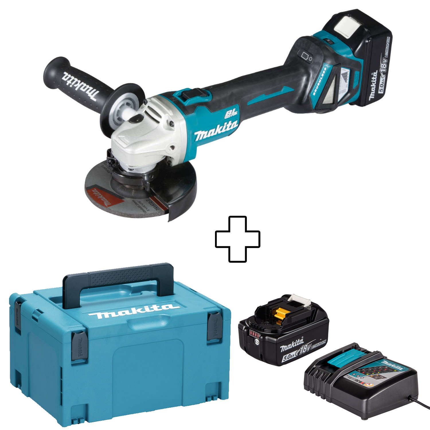 makita Winkelschleifer DGA511RTJ 18V / 5,0Ah | raiffeisenmarkt.de