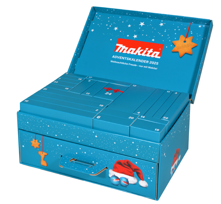 Spannende Adventskalender Männer Werkzeug Makita Ebenbild